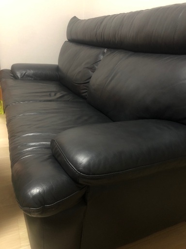 牛革ソファー (333666999) 恵比寿のソファ《2人掛けソファ》の中古あげます・譲ります｜ジモティーで不用品の処分