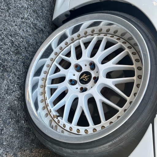 現金手渡しwork vs xx18インチ (あ) うるまのタイヤ、ホイールの中古あげます・譲ります｜ジモティーで不用品の処分