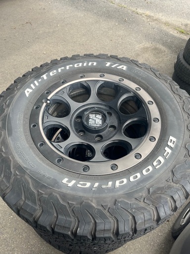 BF Goodrich LT265/70R17 121/118S All-Terrain T/A KO2 ホワイトレターXTREME-J タ… (佐々木浩平) 本八戸のタイヤ、ホイールの中古 ...