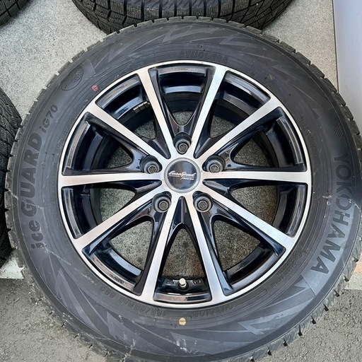 2022年製 YOKOHAMA アイスガード IG70 185/65R15 ヨコハマ スタッドレスタイヤ アルミホイール付き 4本セット (うっぴ) 札幌のタイヤ、ホイールの中古あげます・譲り ...
