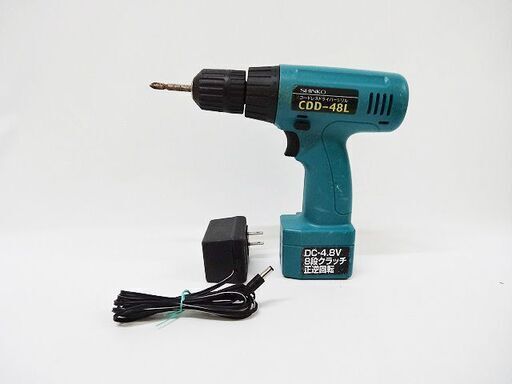 【恵庭】☆中古品☆SHINKO コードレスドライバードリル CDD-48L PayPay支払いOK！ (トップ恵庭) 恵庭のその他の中古あげます・譲ります｜ジモティーで不用品の処分