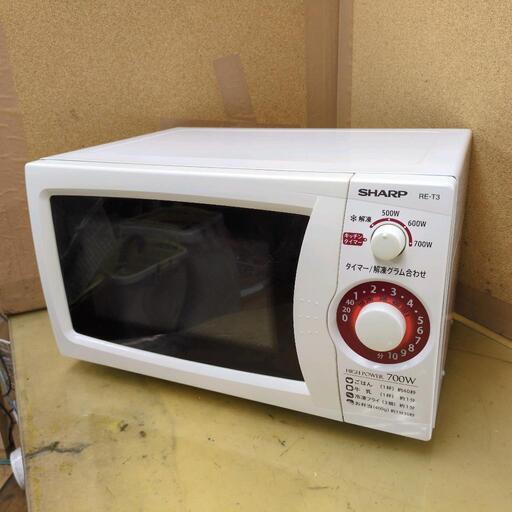 J238 ホワイト系 柴田店) ★60Hz専用★SHARP★電子レンジ★RE-T3-W6★2018年製