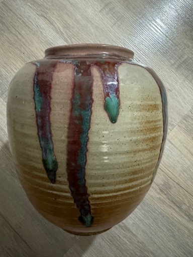 大甕 甕 水甕 大壺 壺 蓋付 飾り壺 アンティーク オブジェ 工芸品 美術品 古民具 レトロ 骨董 (dan boffa) てだこ浦西の ...