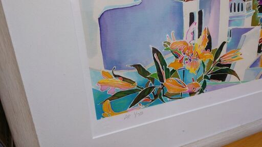保証書付【絵画】ジェニファー・マークス(メディテラネオ)(AP 保証書付【絵画】ジェニファー・マークス(メディテラネオ)(AP