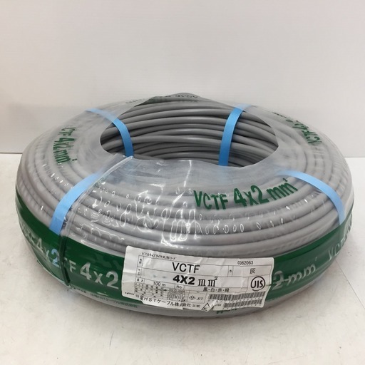 住電HSTケーブル 住電日立ケーブル VCTFケーブル ビニルキャブタイヤ丸形コード 4×2.0mm2 4心 4芯 4C 灰 条長100m … (テイクハンズ野々市店) 野々市のその他の中古 ...