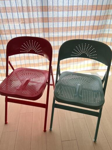 IKEA折りたたみチェア FRODE 2台セット (ふくちゃん) 福島の椅子《チェア》の中古あげます・譲ります｜ジモティーで不用品の処分