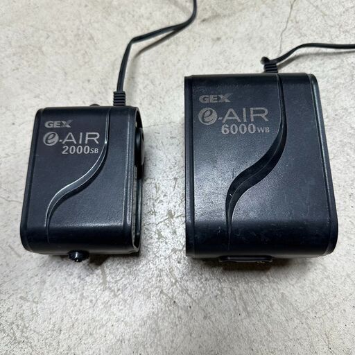 ☀️ジェックス GEX AIR PUMP e‐AIR 6000WB 2000SBセット魚飼育水槽 (2up Corp.) 御陵のその他の中古 ...