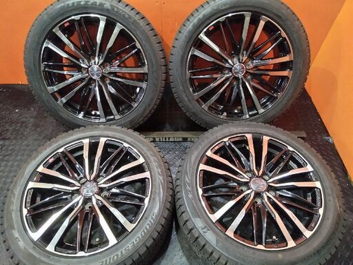 【BS BLIZZAK VRX2 215/50R17】スタッドレス【SMACK 17インチ 7J5HPCD114.3+53】20年製 バリ溝… (タイヤヴィレッジ) 中の島のタイヤ、ホイールの ...