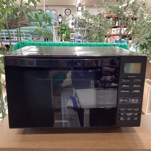 美原店 2023年製 アイリスオーヤマ オーブンレンジ18L KMO-F1810-B ブラック (リサイクルアース) 函館のキッチン家電《オーブンレンジ》の中古あげます・譲ります｜ジモティーで ...