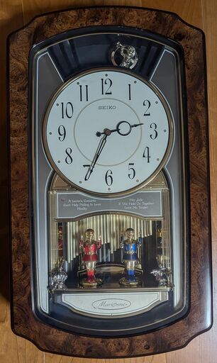0円さしあげます。SEIKO 壁掛け時計 RE523B マリオーヌ からくり時計 (スオミ) 市川の時計《掛け時計》の中古あげます・譲ります ...