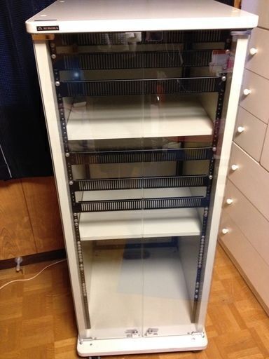 28U エフェクターラック スタジオラック 機材ラック オーロラ AURORA EIA-28B EIA規格 木製EIAラック サーバーラック ...