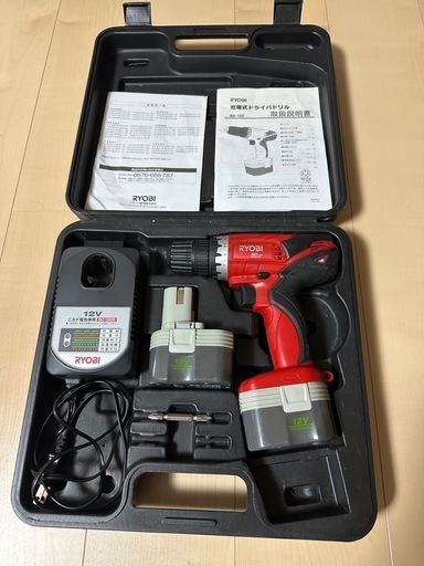 交渉中 RYOBI充電式ドライバドリル BD122 (おぱぱ) 旭川四条の生活家電《その他》の中古あげます・譲ります｜ジモティーで不用品の処分