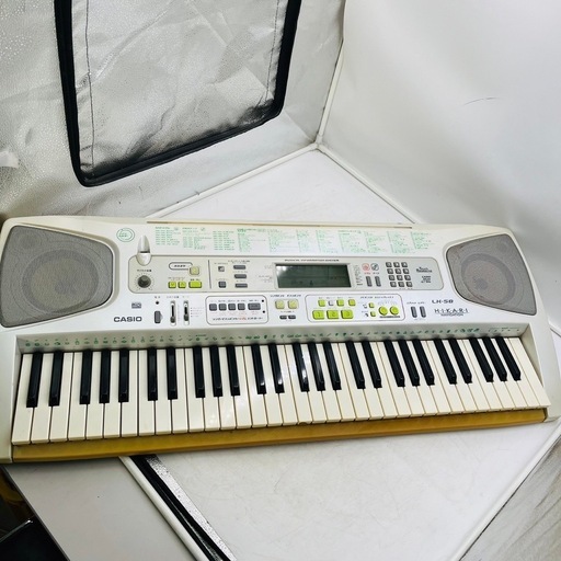 ‼️初心者におすすめ‼️ 】CASIO LK-58 光ナビゲーションキーボード 多機能電子ピアノ (トリアエズ株式会社) 浦添前田の鍵盤楽器、ピアノの中古あげます・譲ります｜ジモティーで不用品の処分