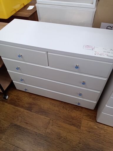 ★ジモティ割あり★ チェスト ホワイト H76×D40×W100 クリーニング済み MT3068 (リユースのサカイ水戸) 水戸の収納家具 ...