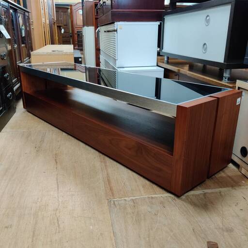 【愛品倶楽部柏店】Armonia (アルモニア) テレビボード 933F テレビ台 ブラックガラス ウォールナット (愛品倶楽部 柏店) 柏の ...