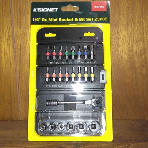 SIGNET（シグネット） 27002 ロールチョイス 23PC 1/4SQ ソケット＆ビットセット (カトーレーシング) 鴨居のその他の中古 ...
