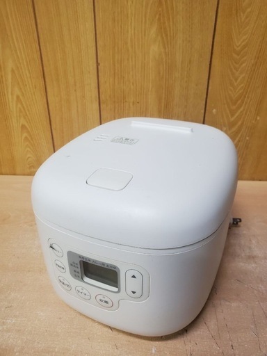 ♦️ 無印良品しゃもじ置き付き炊飯器【2016年式】MJ-RC3A (みんなの家電販売🌻) 千葉のキッチン家電《炊飯器》の中古あげます・譲ります｜ジモティーで不用品の処分