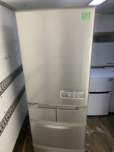 NO 697 🌈福岡市内配送設置無料 🌈日立 HITACHI 冷蔵庫（415L・右開き） ビッグ＆スリム60 ハイブライトステンレス R-S… (配送無料リサイクル店) 博多南のキッチン家電 ...
