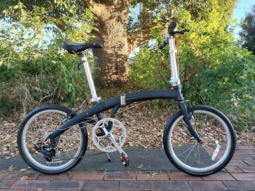 DAHON mu p8 （black＆red カスタム） (まさまさ) 越谷の折りたたみ自転車の中古あげます・譲ります｜ジモティーで不用品の処分
