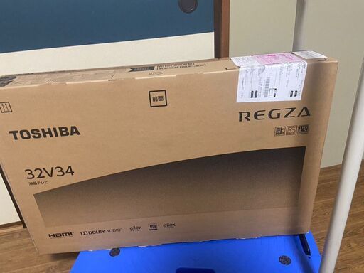 未開封東芝regza32v3432型 (フクモト) 都島のテレビ《液晶テレビ》の中古あげます・譲ります｜ジモティーで不用品の処分