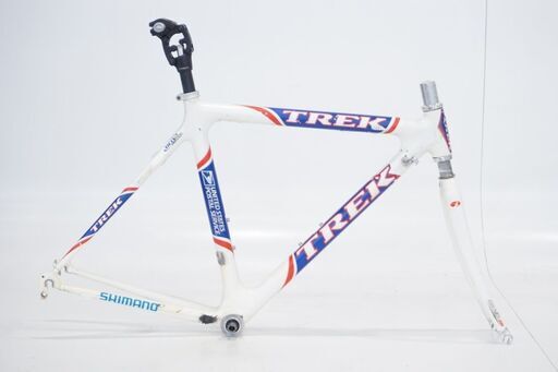 ジャンク TREK 「トレック」 5200 USPS TEAM OCLV 120 2001年モデル フレームセット (バイチャリ滋賀大津 ...