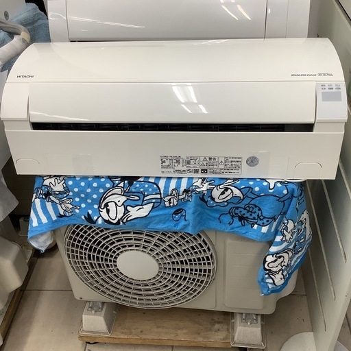 HITACHI 日立ルームエアコンRAS-YX22H 2018年製 6〜8畳 (stockroom) 川名の季節、空調家電《エアコン》の中古あげます・譲ります｜ジモティーで不用品の処分