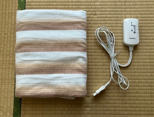 TMB-S14KS モリタ 電気敷毛布 約140×80cm (くるみ) 矢部の季節、空調家電《電気毛布》の中古あげます・譲ります｜ジモティーで ...