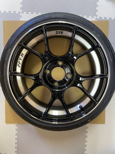 【中古・美品】SSR/GTX02/16インチ/4H/100/6.5J/+45/アルミホイール/グロスブラック/BRIGESTONE/POTE… (A.S) 東松山のタイヤ、ホイールの中古あげ ...