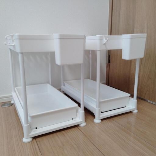 【未使用】スライド式収納ラック (もももももここ) 我孫子の収納家具《ランドリー収納》の中古あげます・譲ります｜ジモティーで不用品の処分