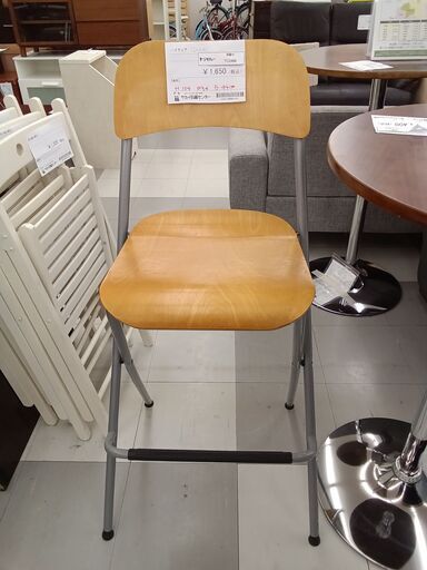 ★ジモティ割あり★ IKEA ハイチェア（折り畳み） ナチュラル H104×D44×W54 クリーニング済み TC2488 (リユース千葉中央店) 浜野の椅子《ハイチェア》の中古あげます・譲り ...