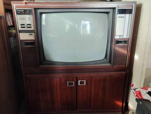 昭和レトロブラウン管テレビ(三菱) 覆さ 昭和レトロブラウン管テレビ(三菱) 覆さ