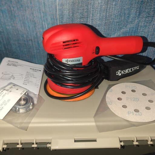 京セラサンダポリッシャーRSE- 1250カスタム 洗車ワックスかけ磨き削りDIY 電動工具 (ショウ ) 倉敷の生活家電の中古あげます・譲ります｜ジモティーで不用品の処分